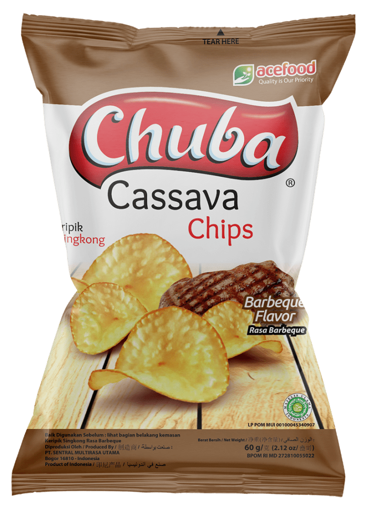 Chuba Cassava Chips - Seaweed Flavour (16 x 120g) - Cibus Foods