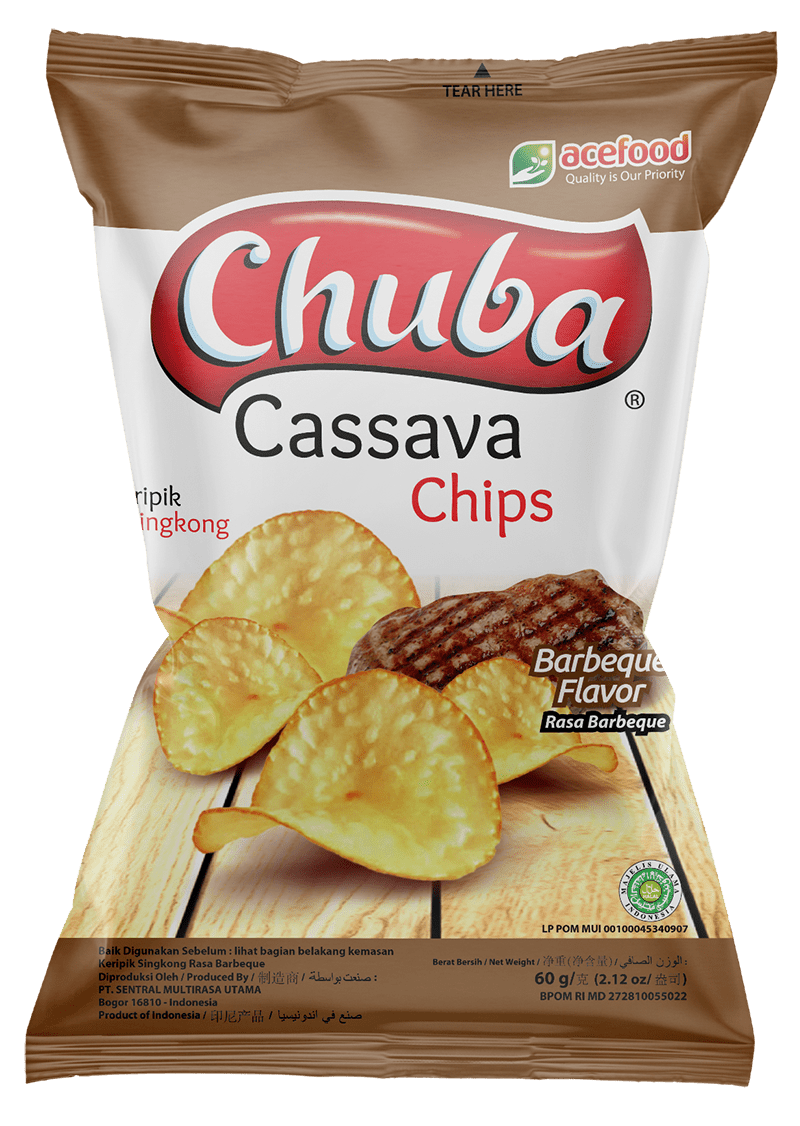 Chuba Cassava Chips - Seaweed Flavour (16 x 120g) - Cibus Foods