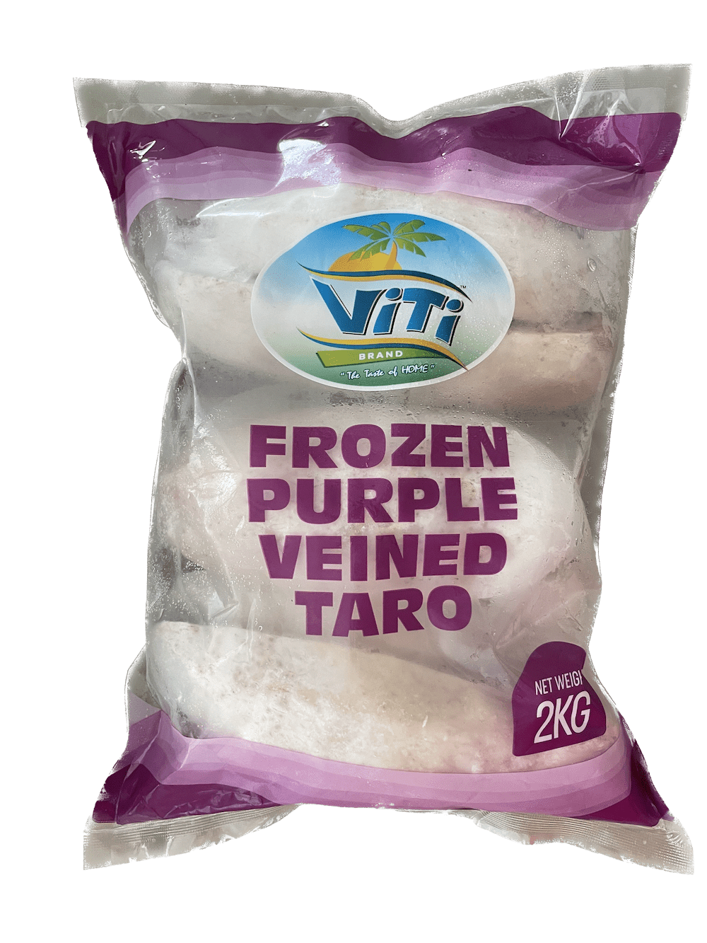 Viti Frozen Purple Veined Taro from Vietnam (6 x 2kg bags) - Cibus Foods
