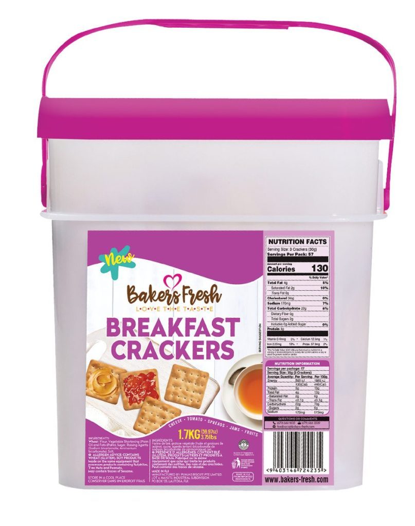 Bakers Fresh Breakfast Crackers - Pail 1.7KG - Cibus Foods