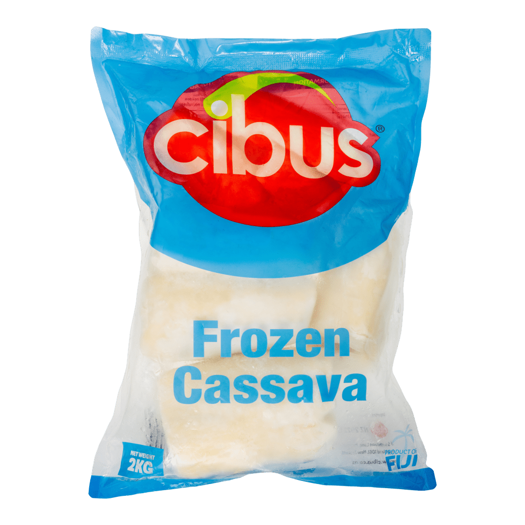 Cibus Frozen Cassava from Fiji (10 x 2kg bags) - Cibus Foods
