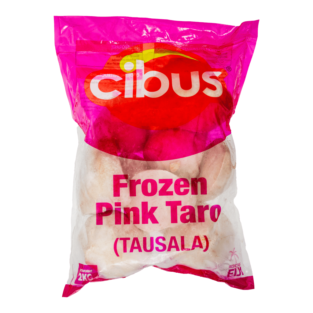Cibus Frozen Pink Taro (Tausala) from Fiji (10 x 2kg bags) - Cibus Foods